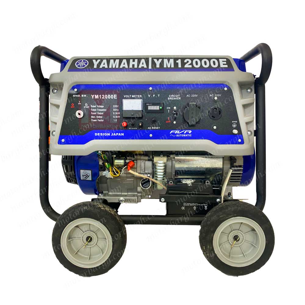موتور برق بنزینی یاماها 8.5 کیلو وات مدل YM12000E - موتور برق دات کام